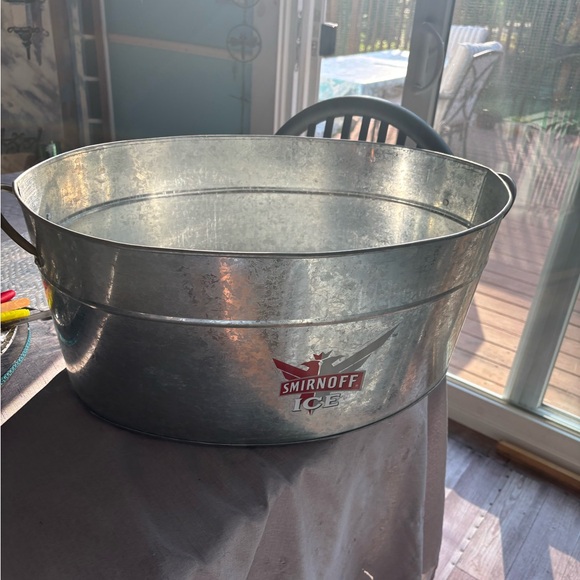 Other | Smirnoff Ice Metal Bucket 22x9 | Poshmark